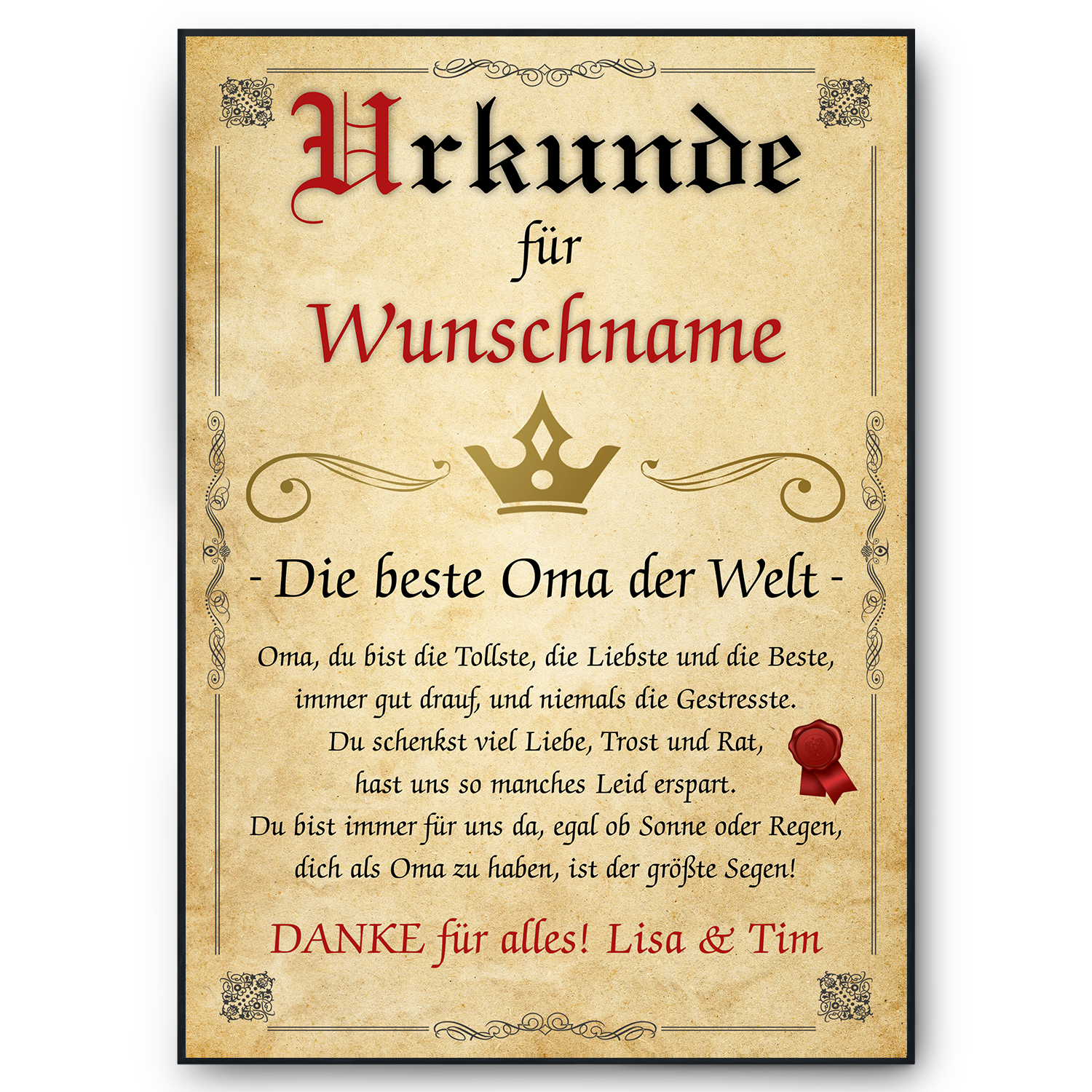 Alles Gute Zum Geburtstag Oma Karten Sticker For Sale Mit " (Version